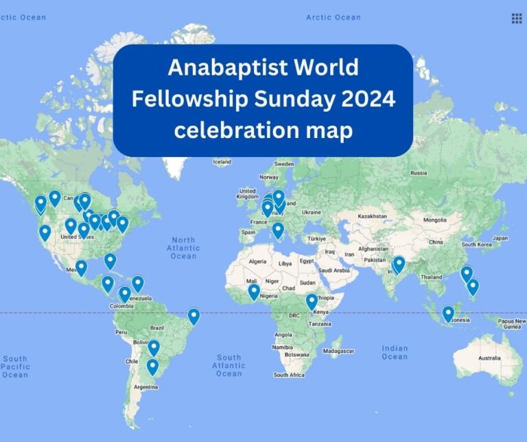 AWFS 2024 Celebration Map - Mennonite World Conference